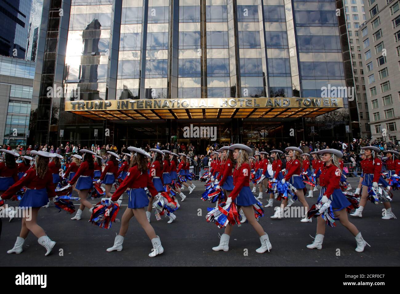 Macy's day parade trump hi-res stock photography and images - Alamy
