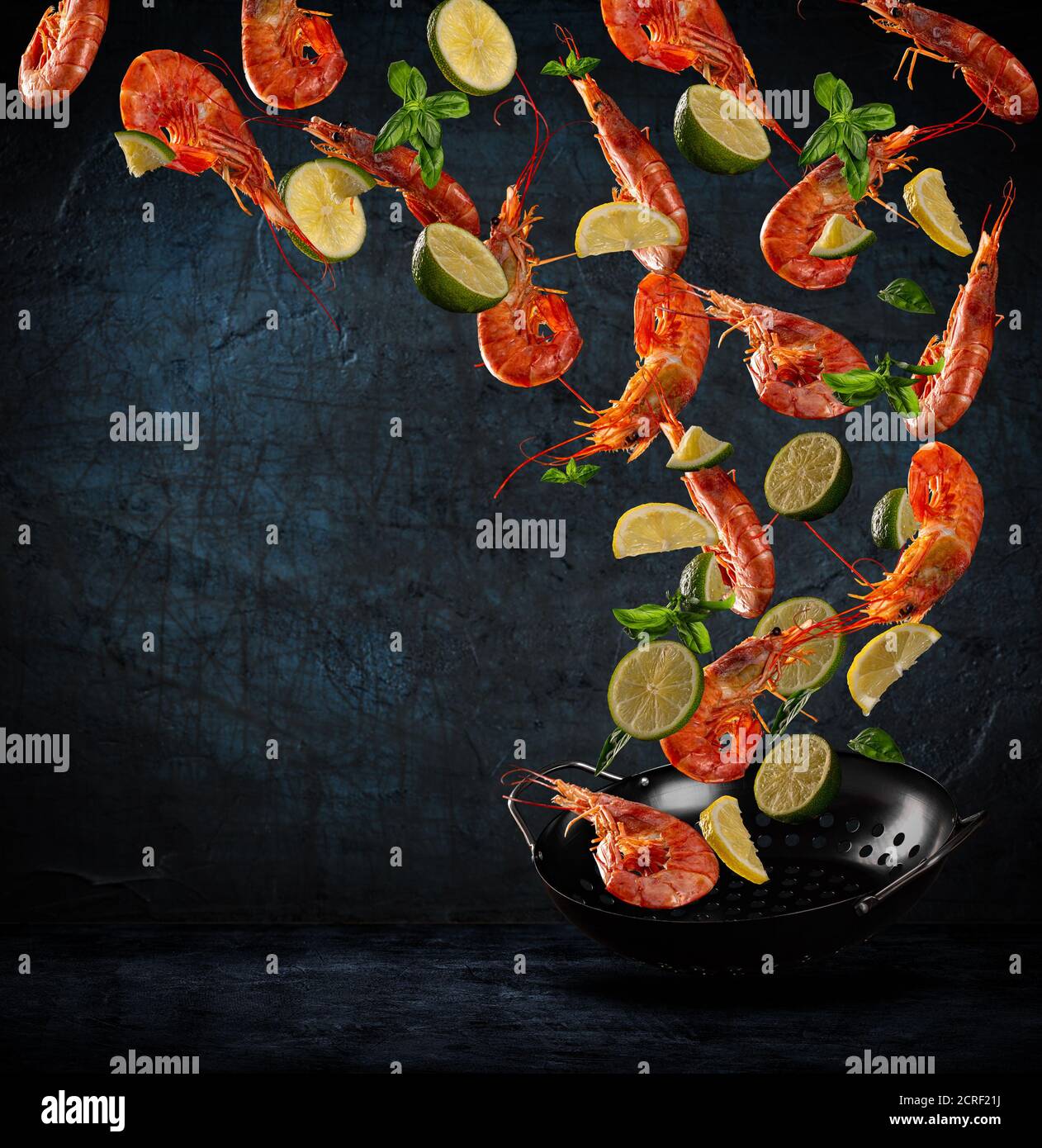 Fresh healthy seafood prawns hi-res stock photography and images - Alamy
