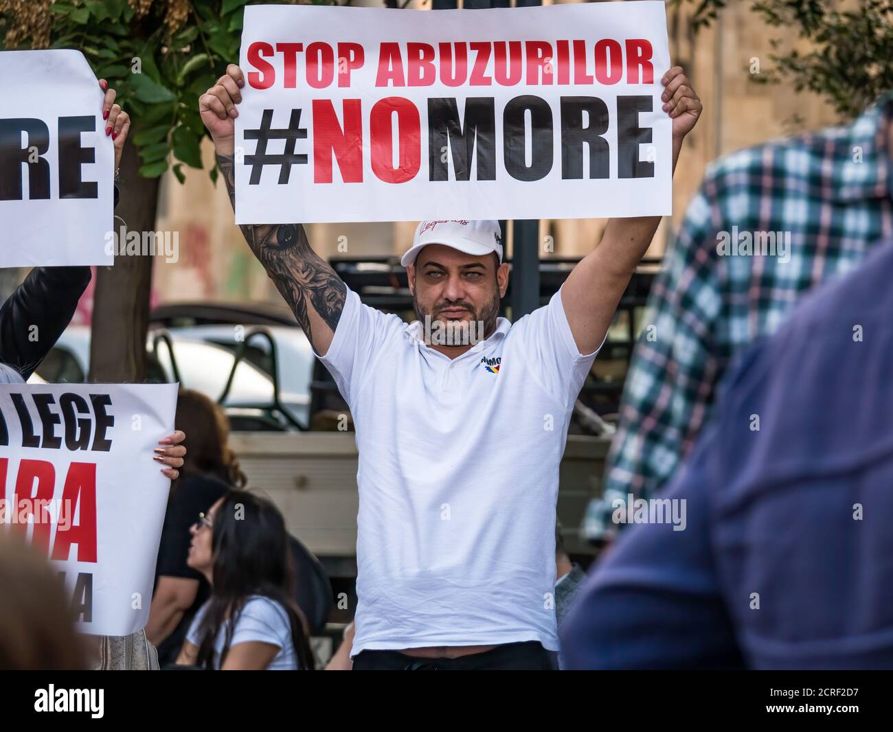 Abuse demonstration man sign hi-res stock photography and images - Alamy