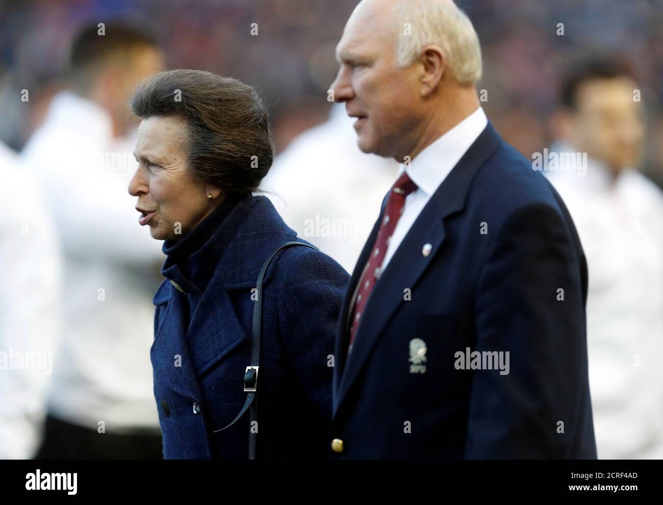 Princess anne rugby six nations 2018 hi-res stock photography and ...