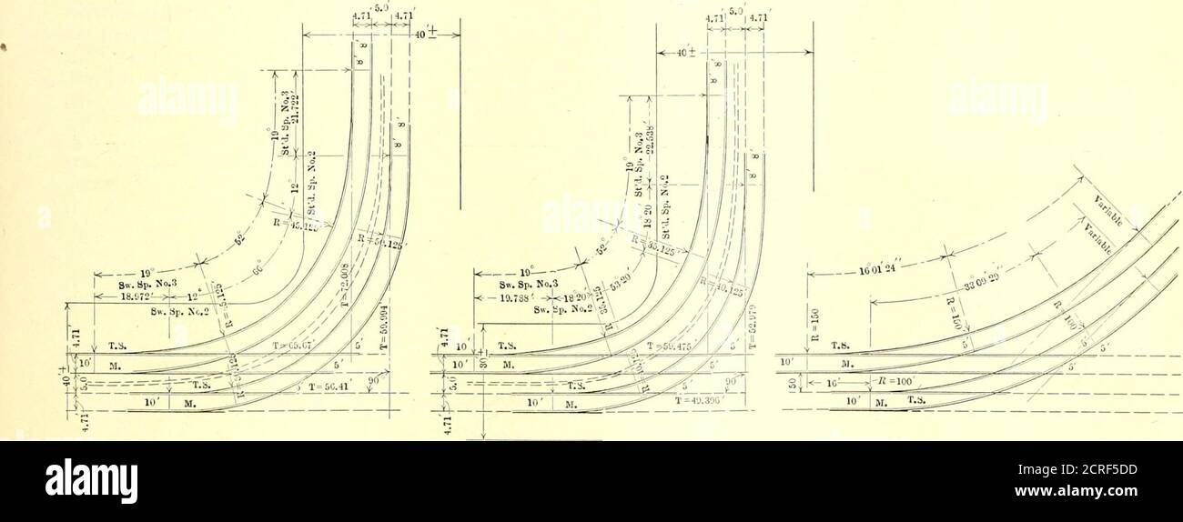 . Electric railway journal . FIG. 5 B. R. T. STANDARD TRACK LAYOUT ...