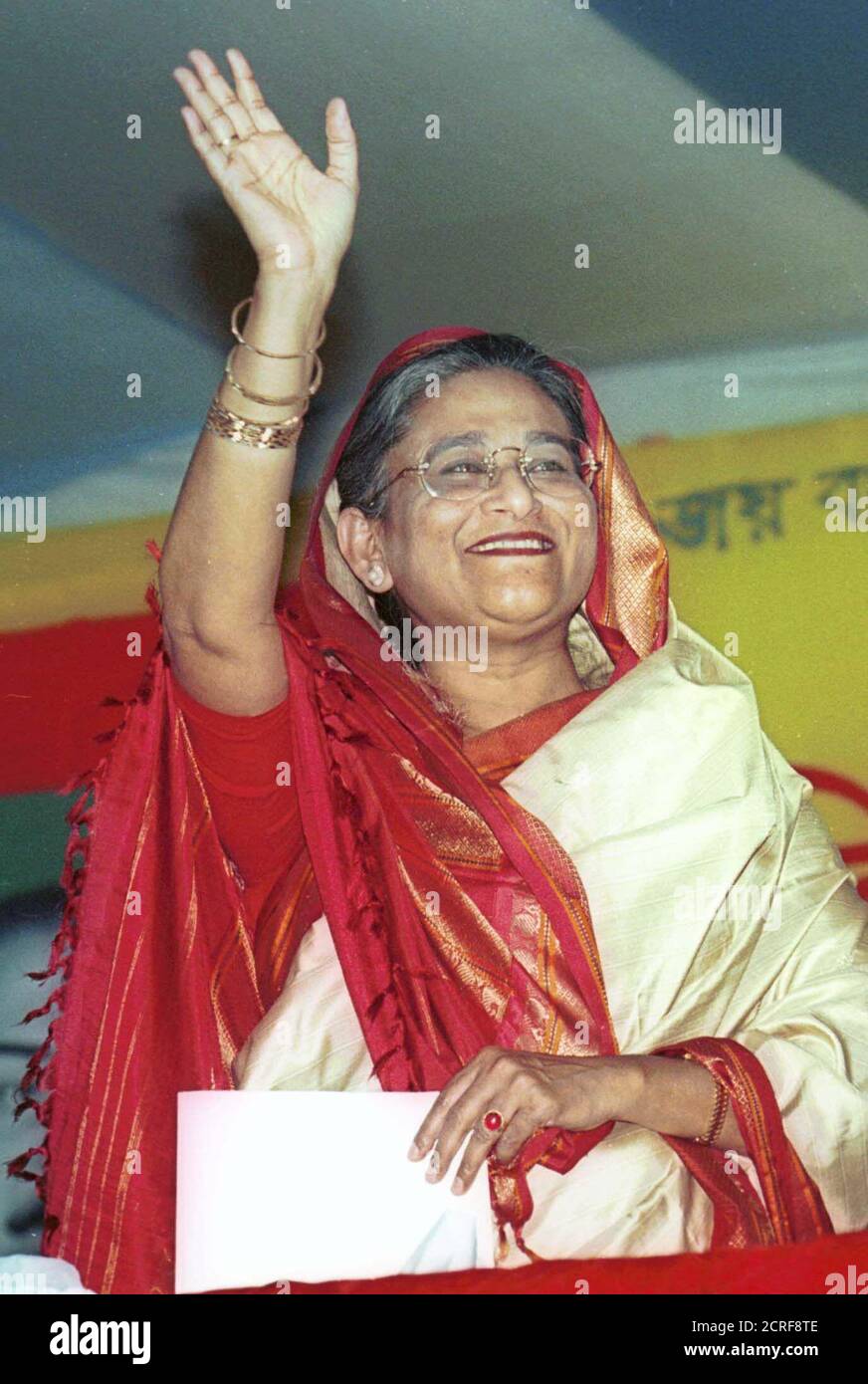 Prime minister sheikh hasina waves hi-res stock photography and images ...
