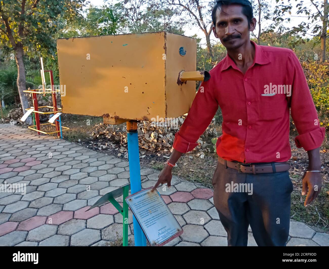 DISTRICT KATNI, INDIA - JANUARY 23, 2020: An indian science teacher ...