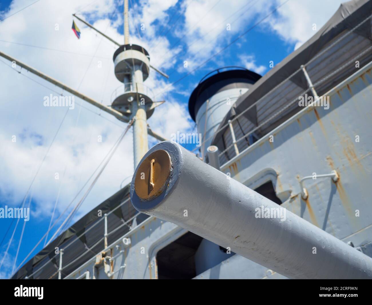 The Japanese historical warship "Mikasa" at Yokosuka, Japan Stock Photo ...
