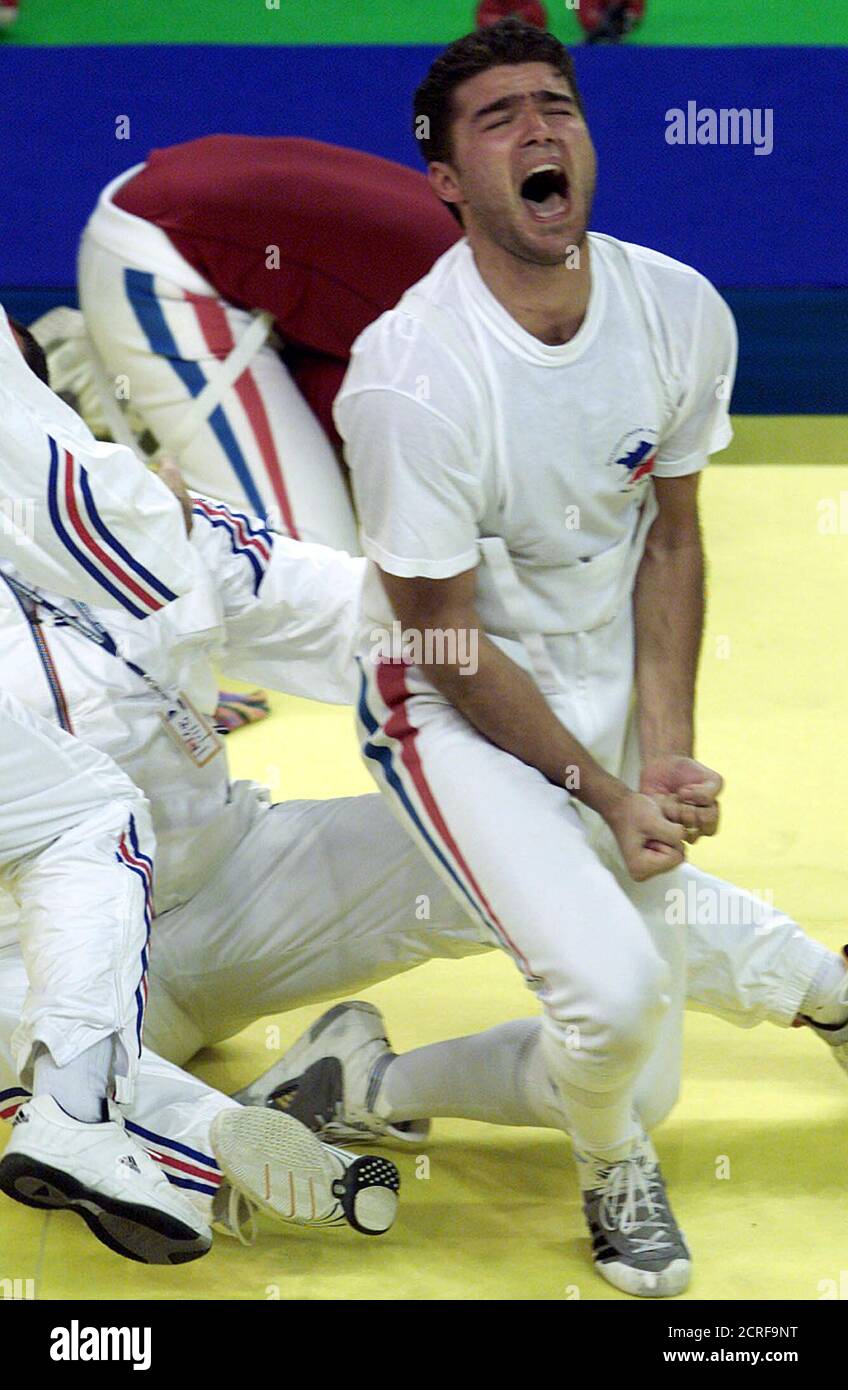 French fencing team sport hi-res stock photography and images - Alamy