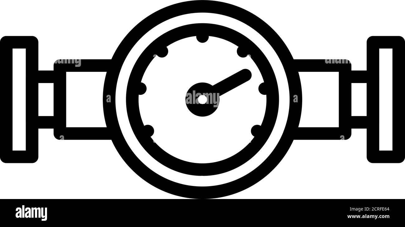 Manometer water icon, outline style Stock Vector Image & Art - Alamy