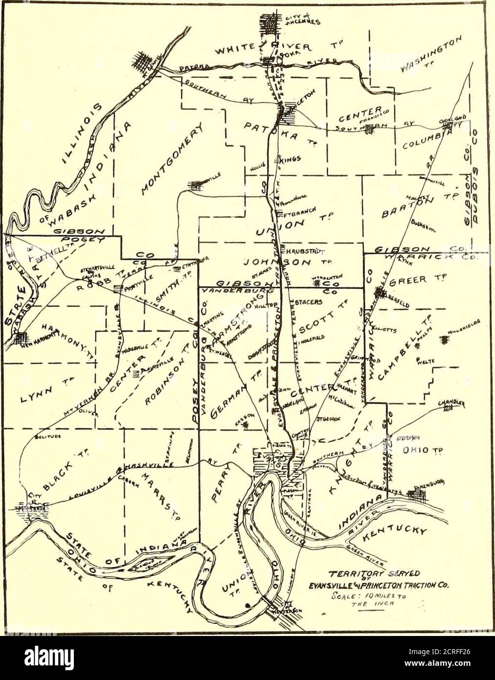 Map of terre haute hi-res stock photography and images - Alamy