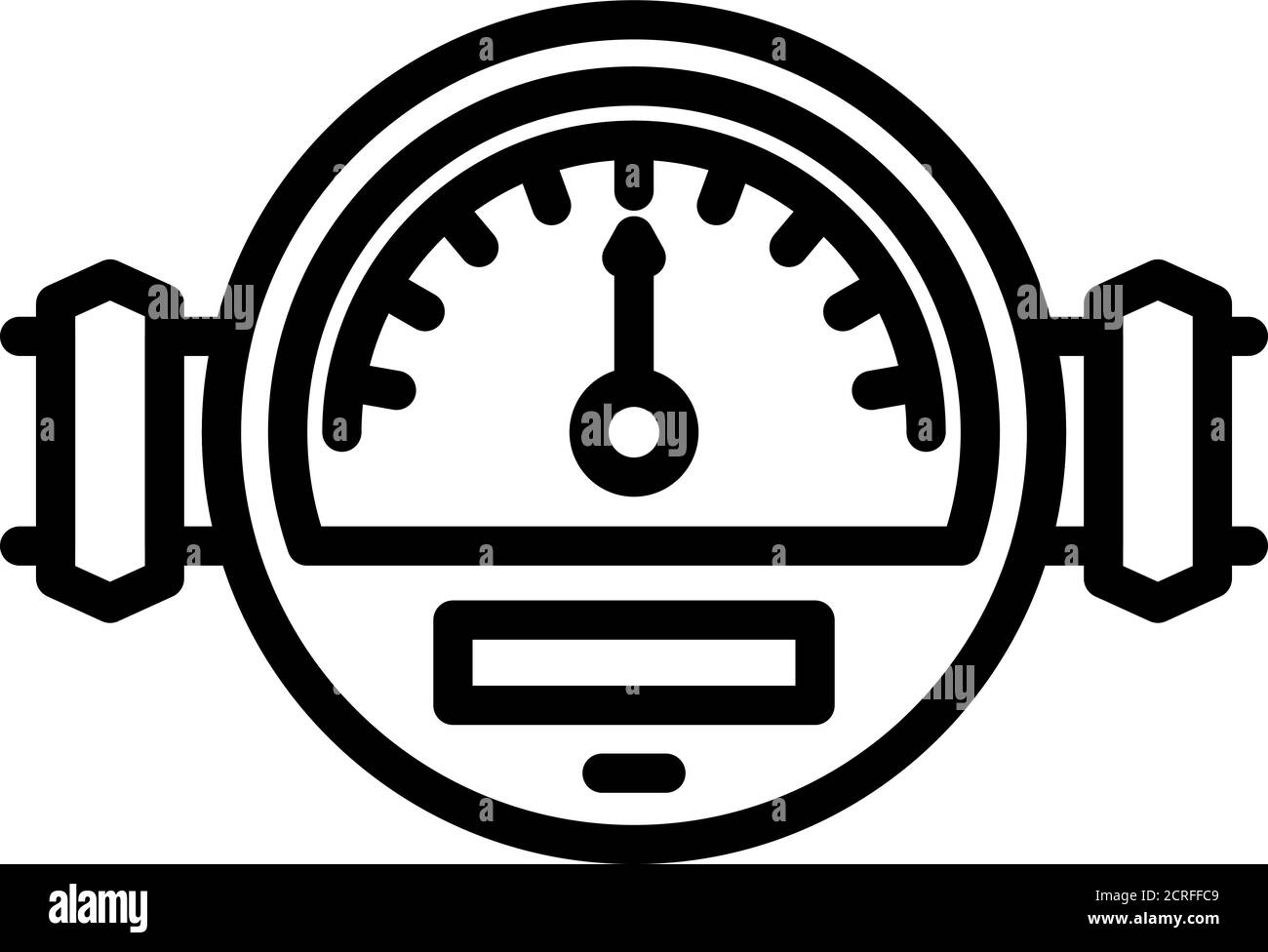 Manometer meter icon, outline style Stock Vector Image & Art - Alamy