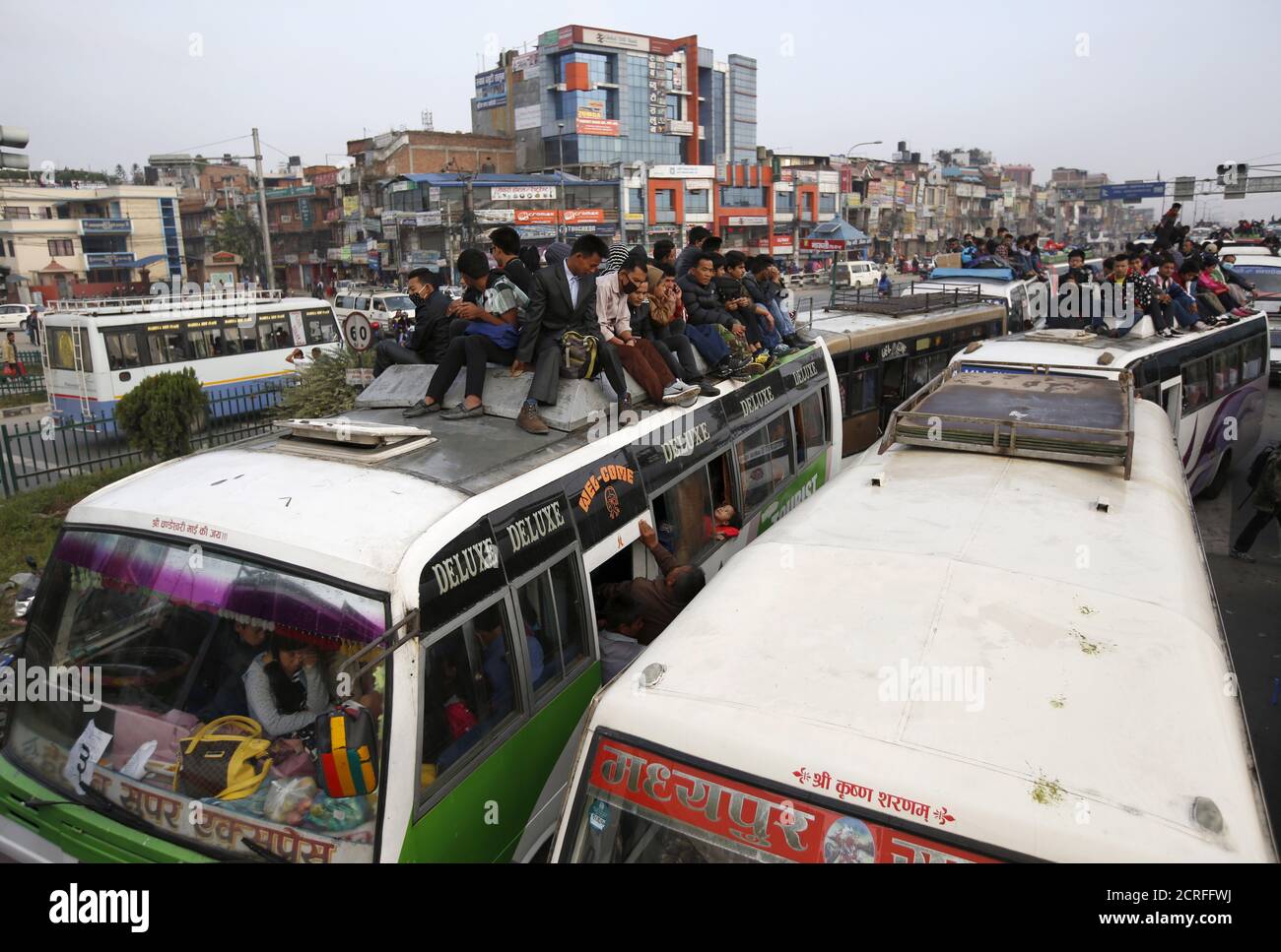 Nepali buses hi-res stock photography and images - Alamy
