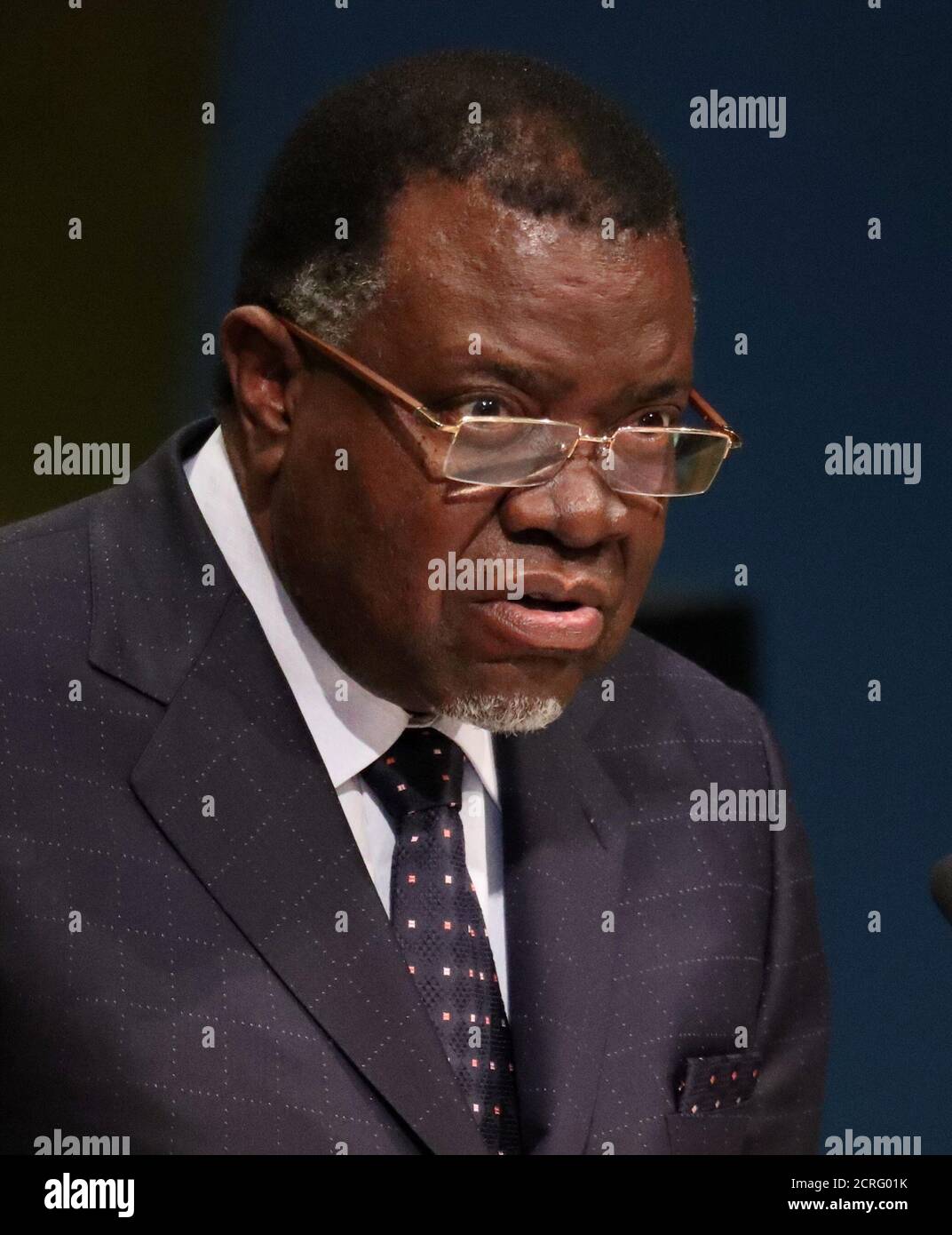 Hage geingob president of namibia hi-res stock photography and images ...