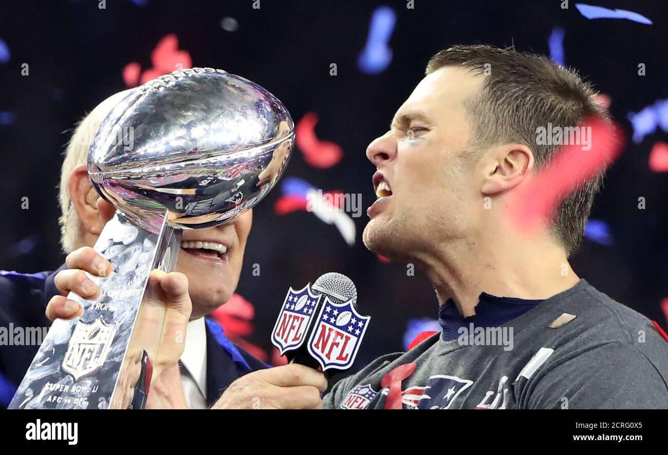 Vince lombardi trophy tom brady hi-res stock photography and images - Alamy
