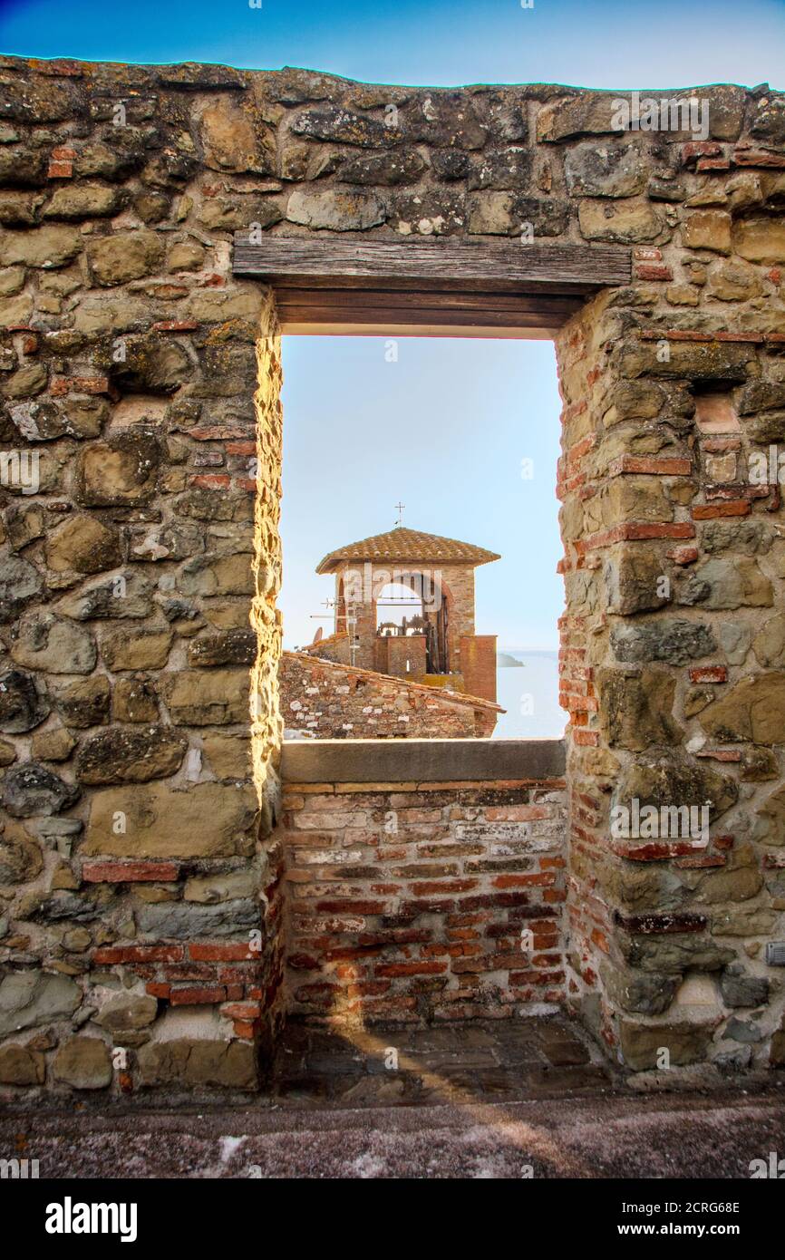 Rocca di Passignano, medieval fortress in the village of Passignano sul ...
