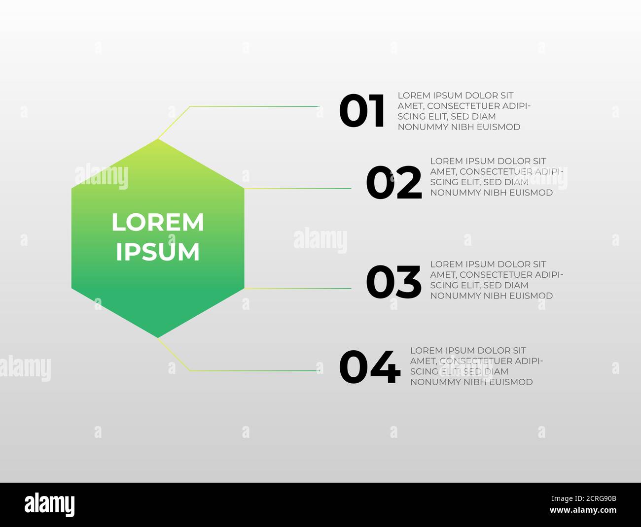 Simple Abstract Info graphic presentation design vector template Stock ...