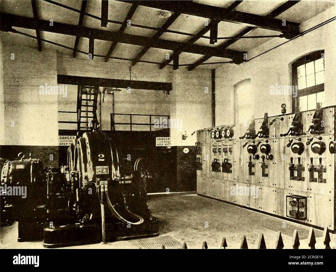 . The Street railway journal . INTERIOR OF SUBSTATION, LOOKING TOWARD ...