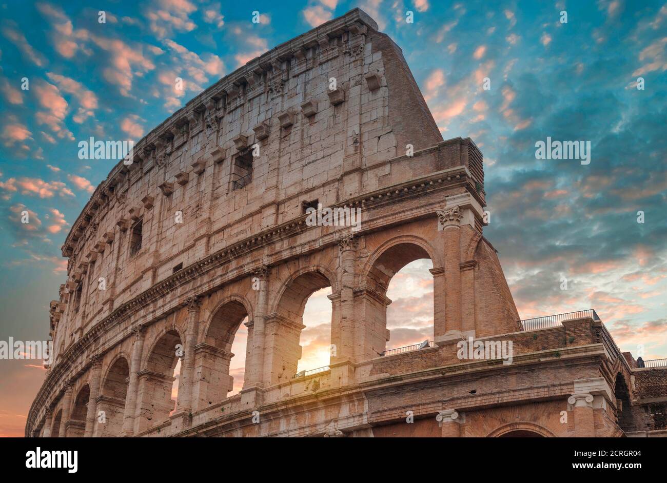 Coliseum. one of the grandest buildings of the ancient world Stock ...