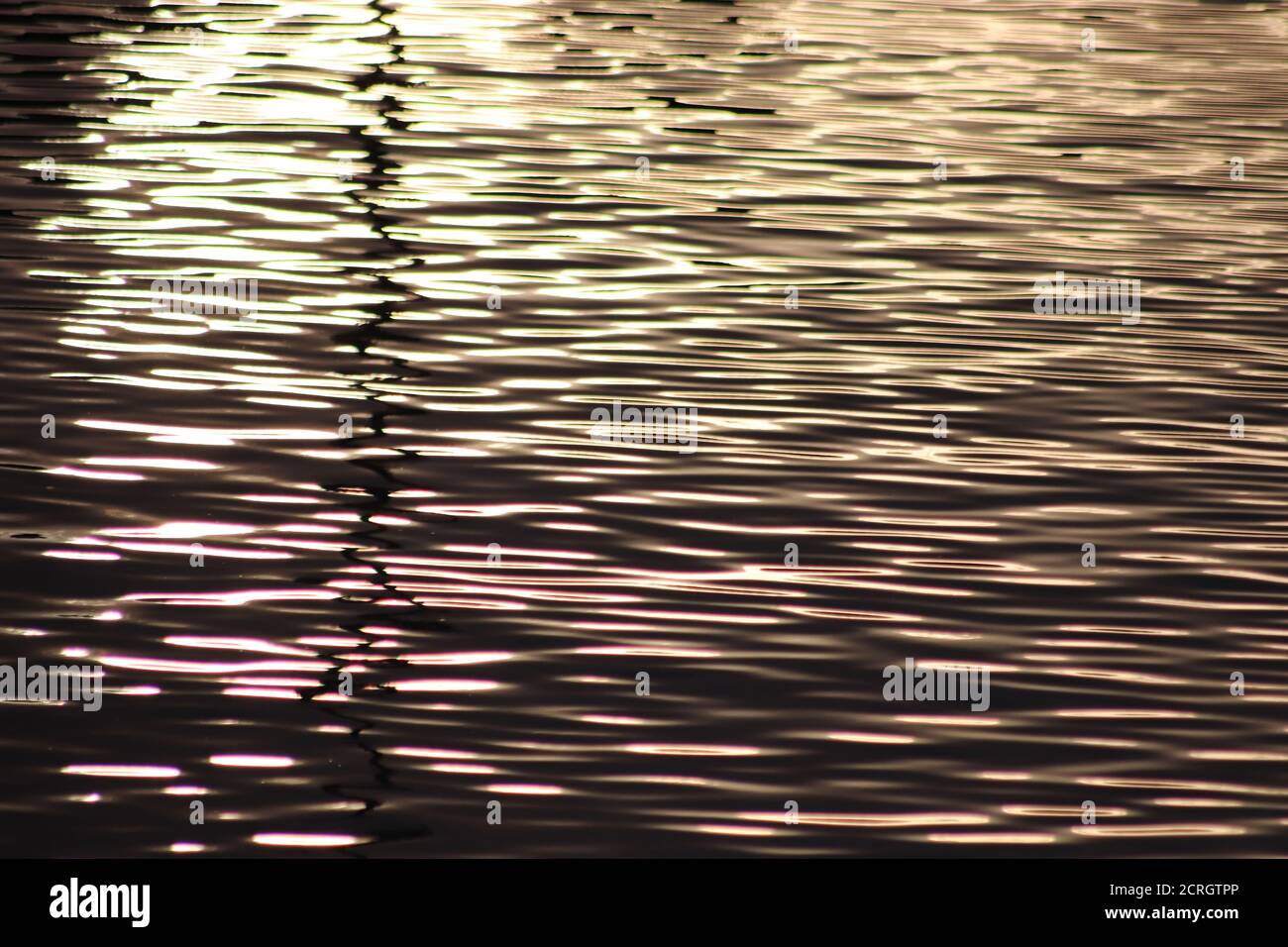 Light reflected in water Stock Photo - Alamy