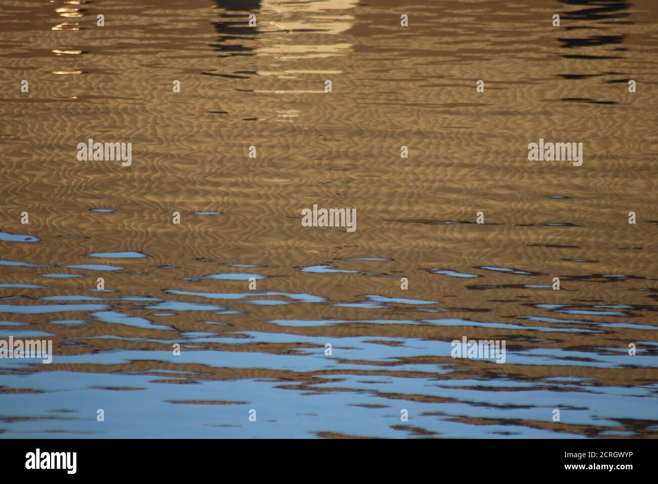 Light reflected in water Stock Photo - Alamy