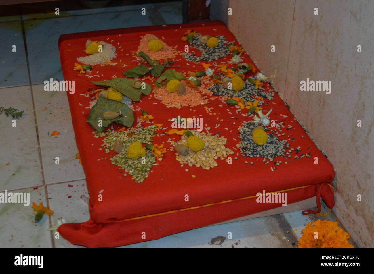 Beautiful decoration of supari, betalnut, areca nut, betel plant ...