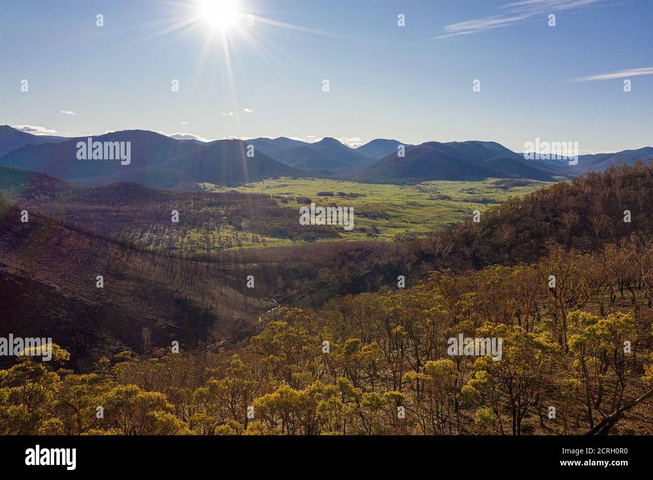 (200920) -- CANBERRA, Sept. 20, 2020 (Xinhua) -- The forest burnt by ...