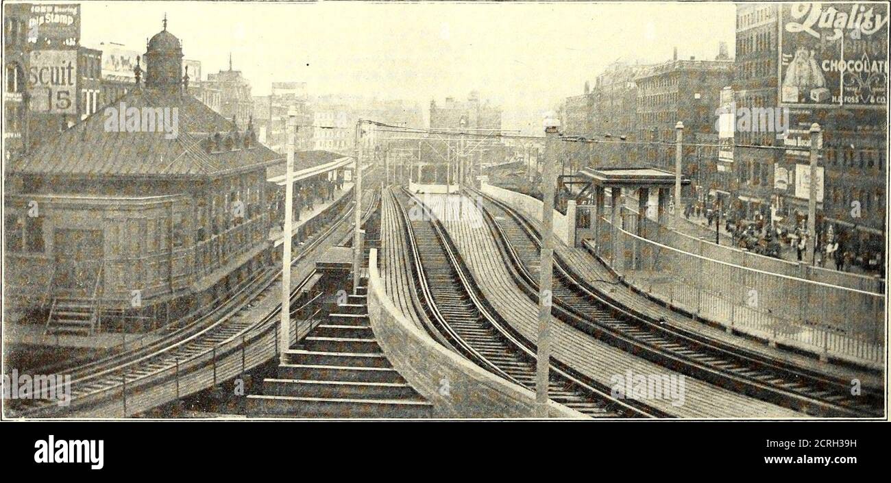 . Electric railway journal . Boston Improvements—Elevated Extension for ...