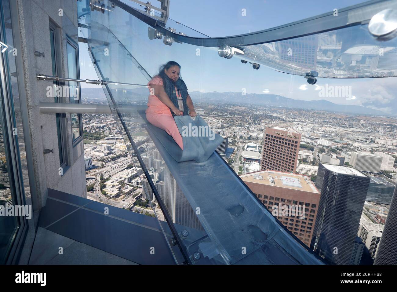 Oue skyslide hi-res stock photography and images - Alamy