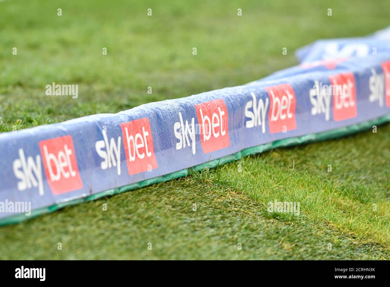 Football pitch advertising hi-res stock photography and images - Alamy