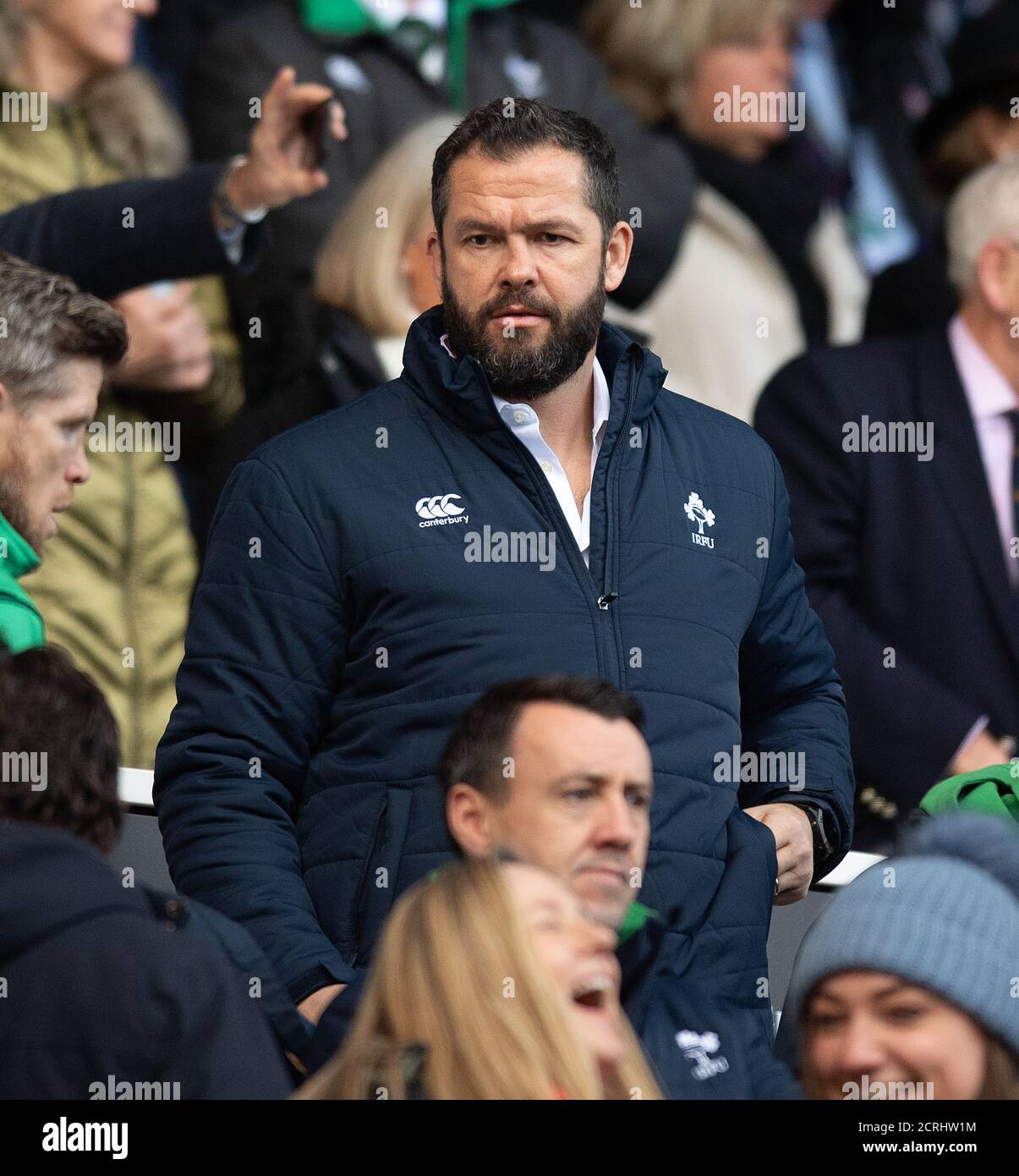 Ireland Coach Andy Farrell PHOTO CREDIT : © MARK PAIN / ALAMY STOCK ...