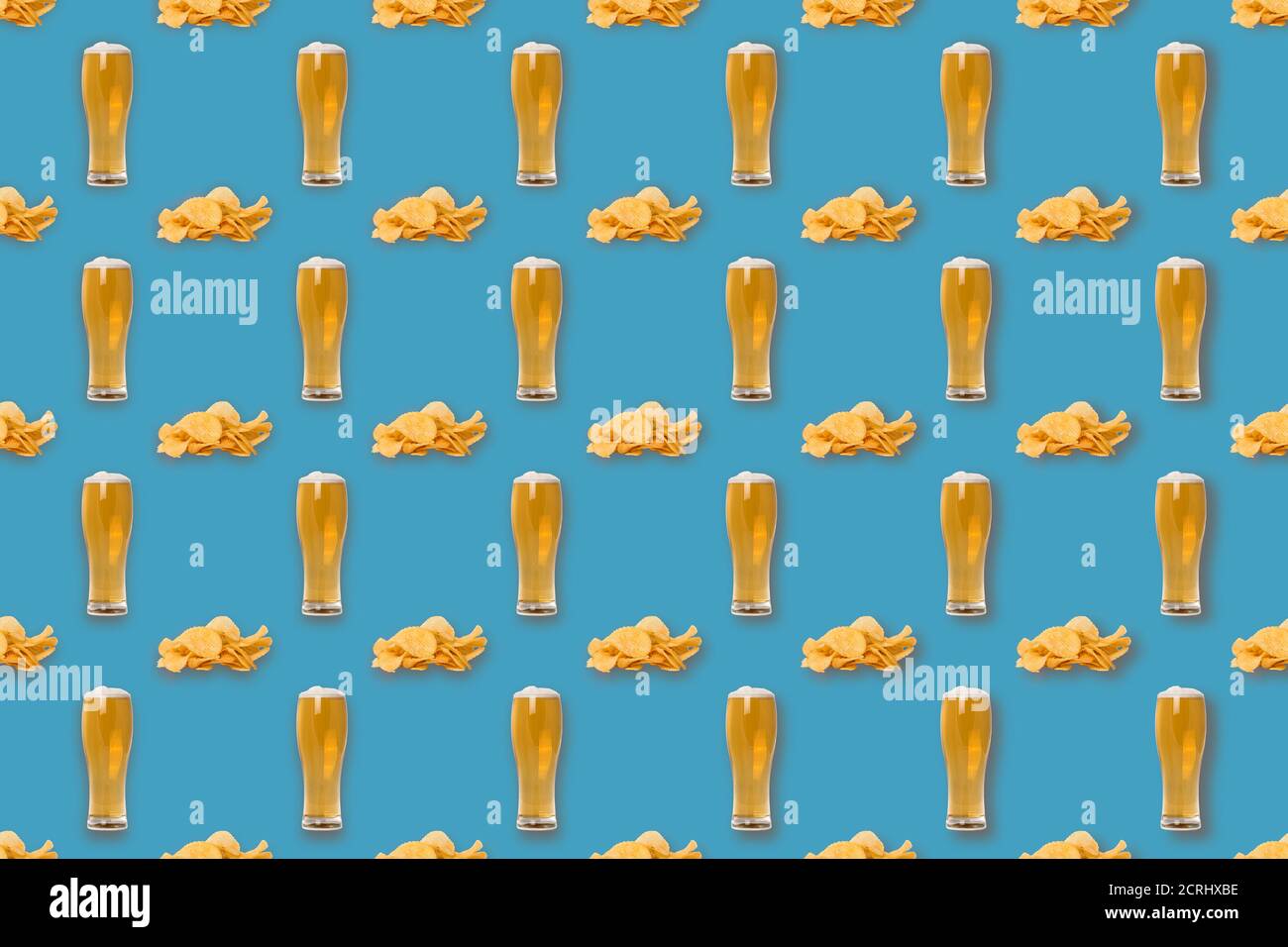 Beer Seamless pattern Stock Photo - Alamy