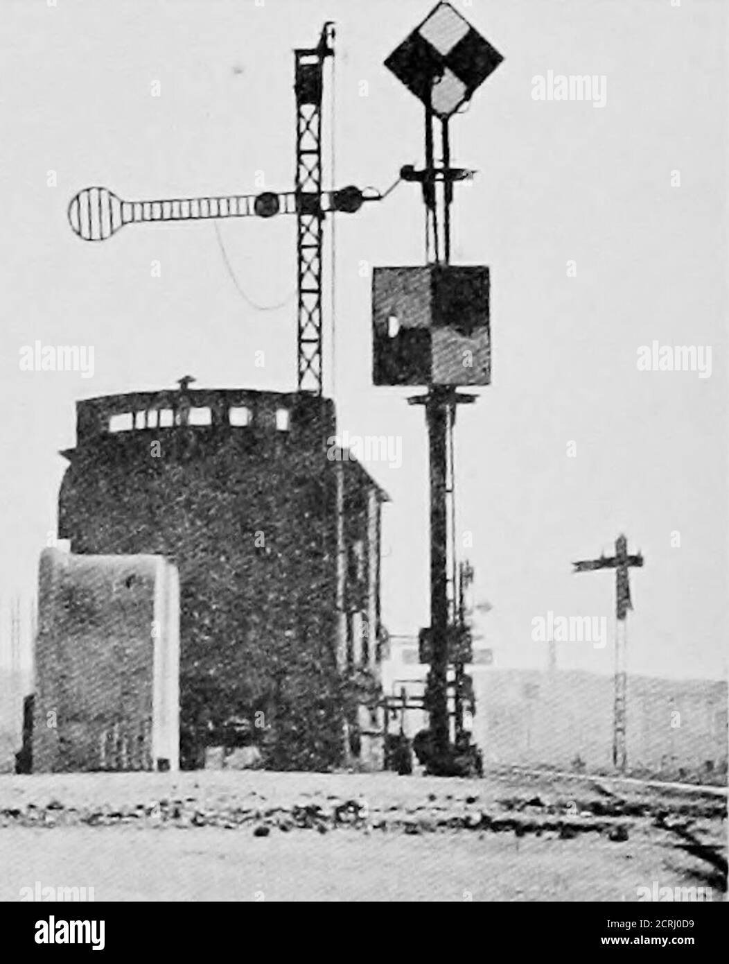 . French railways . SEMAPHORE, ETC. (nOED). signal post, and b} night a ...