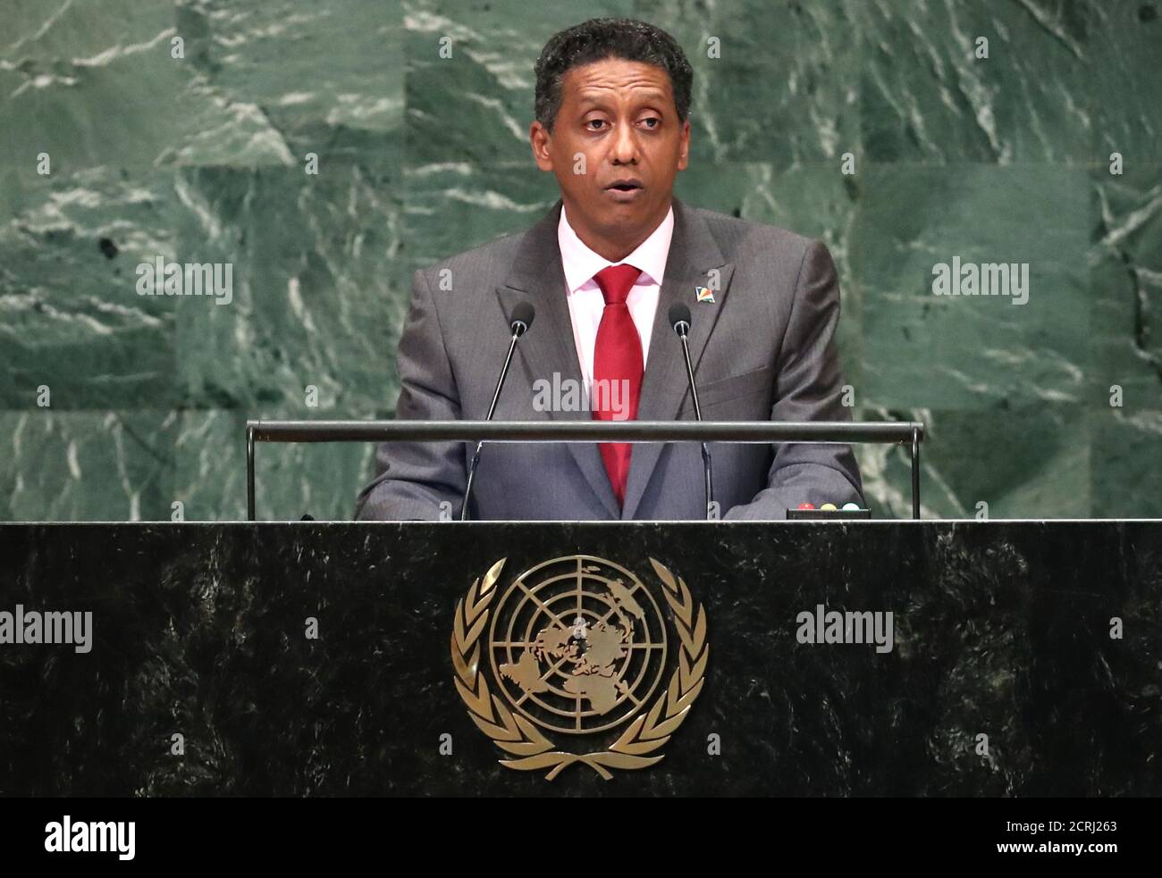 Seychelles president danny faure hi-res stock photography and images ...