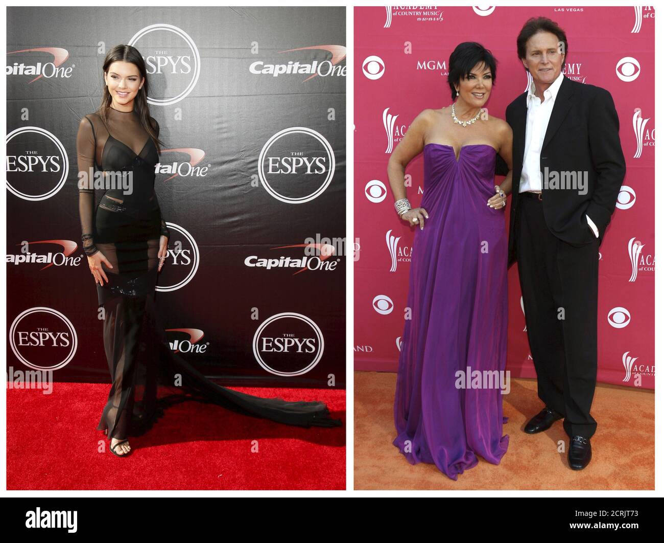 Bruce jenner and kendall jenner hi-res stock photography and images - Alamy