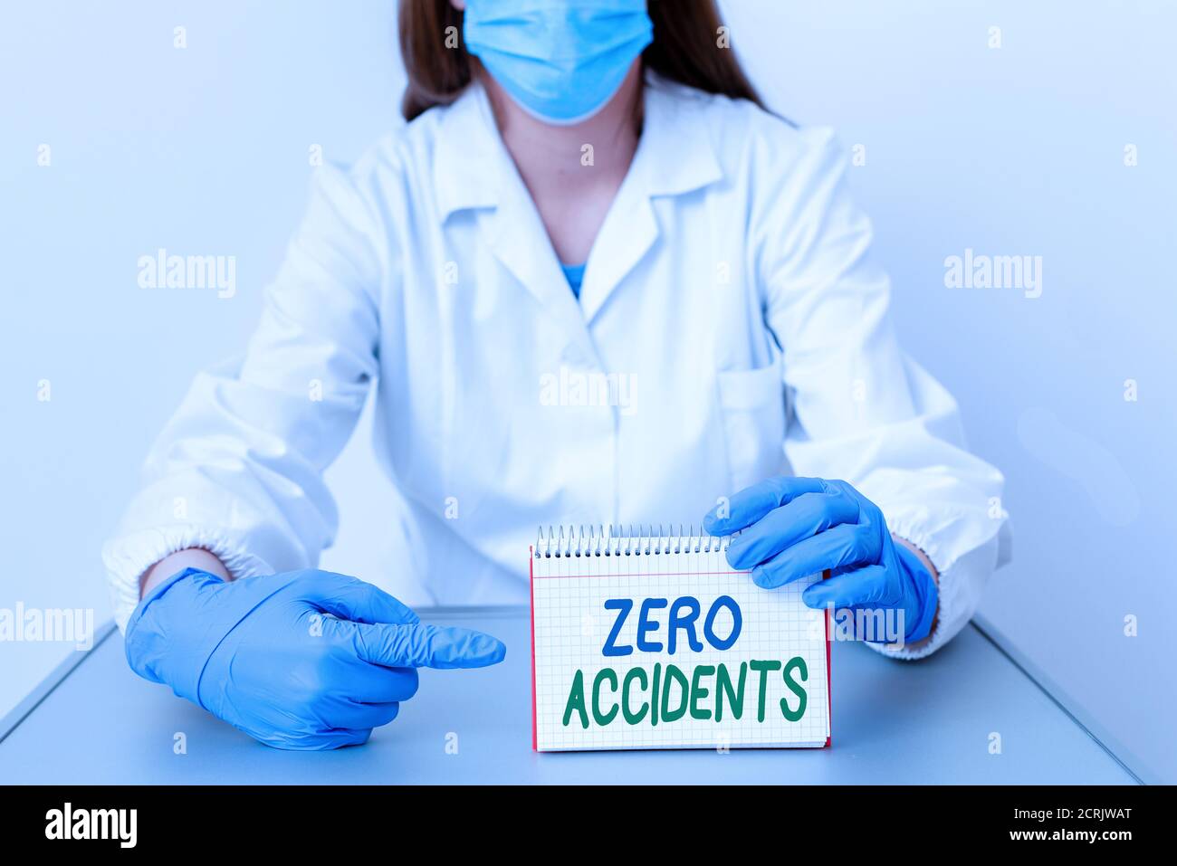 Text sign showing Zero Accidents. Business photo text important ...