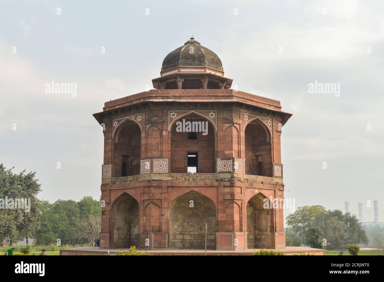 A mesmerizing view of architecture of small tomb at old fort Stock ...