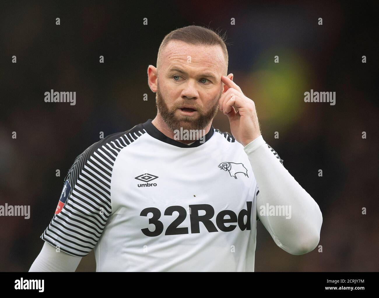 Derby County's Wayne Rooney in action against Crystal Palace. PHOTO ...
