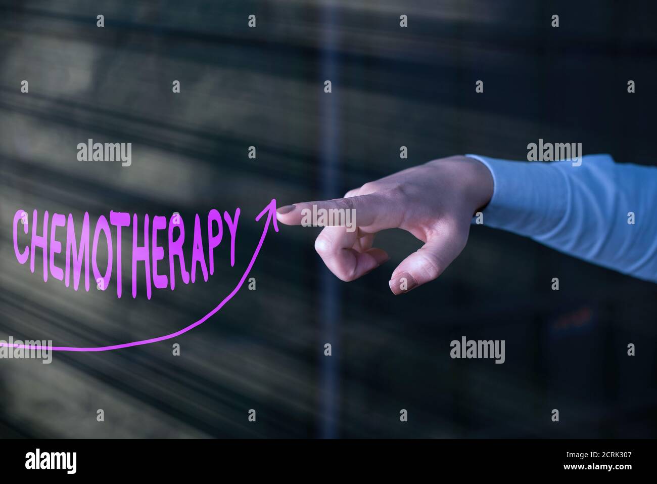 Text sign showing Chemotherapy. Business photo text treatment of ...