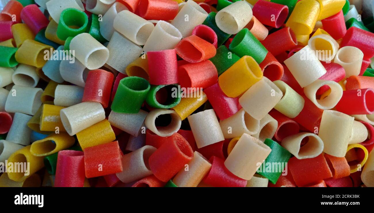 Indian variety of traditional raw without fry snacks chips for break ...