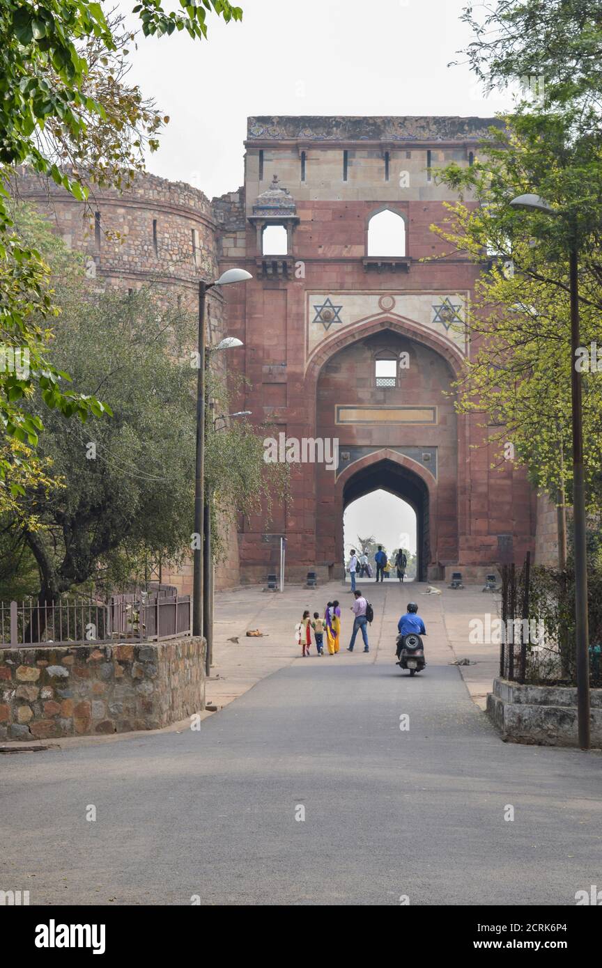 A view of main gate of old fort from outside Stock Photo - Alamy