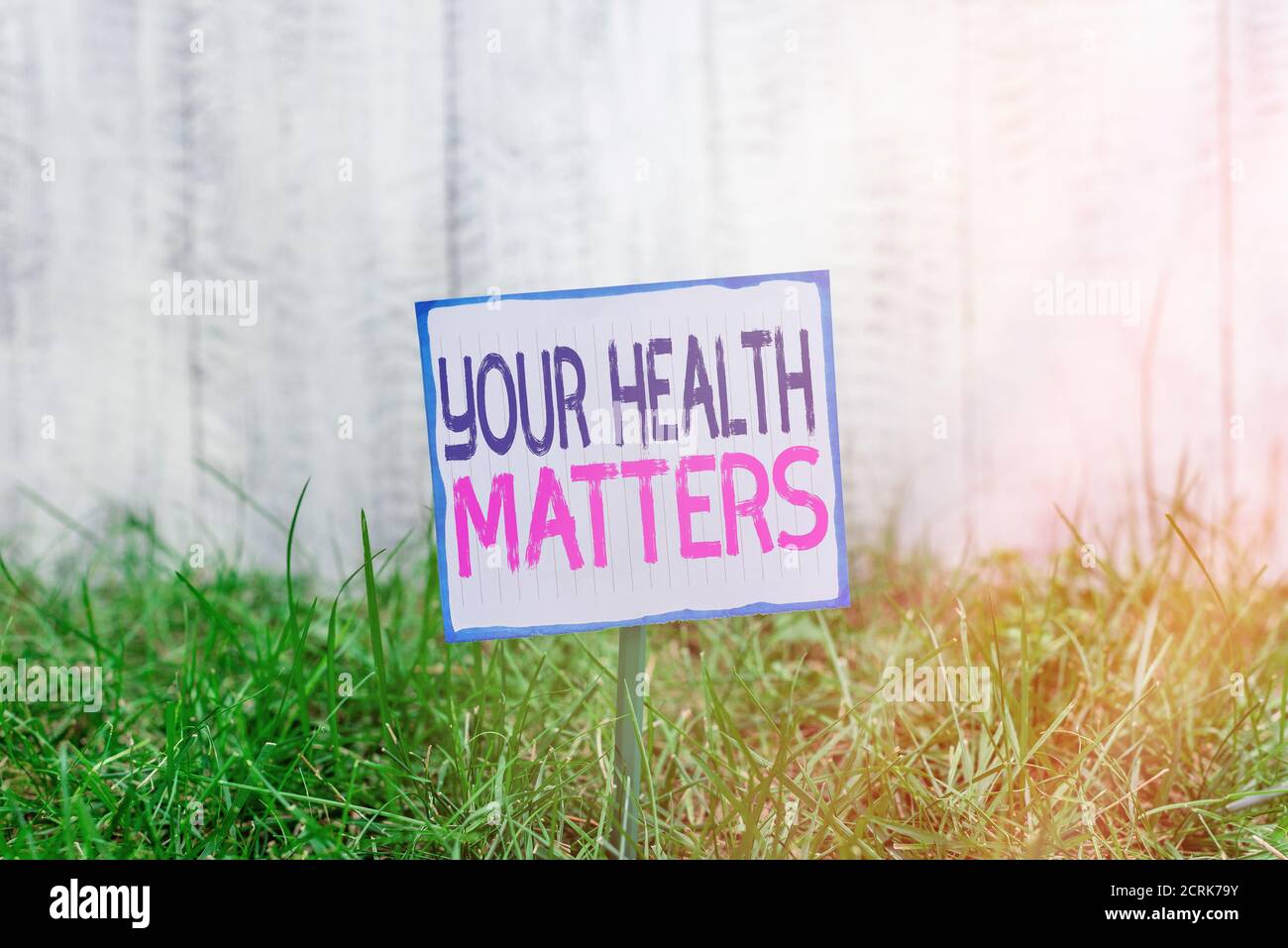 Handwriting text Your Health Matters. Conceptual photo good health is ...