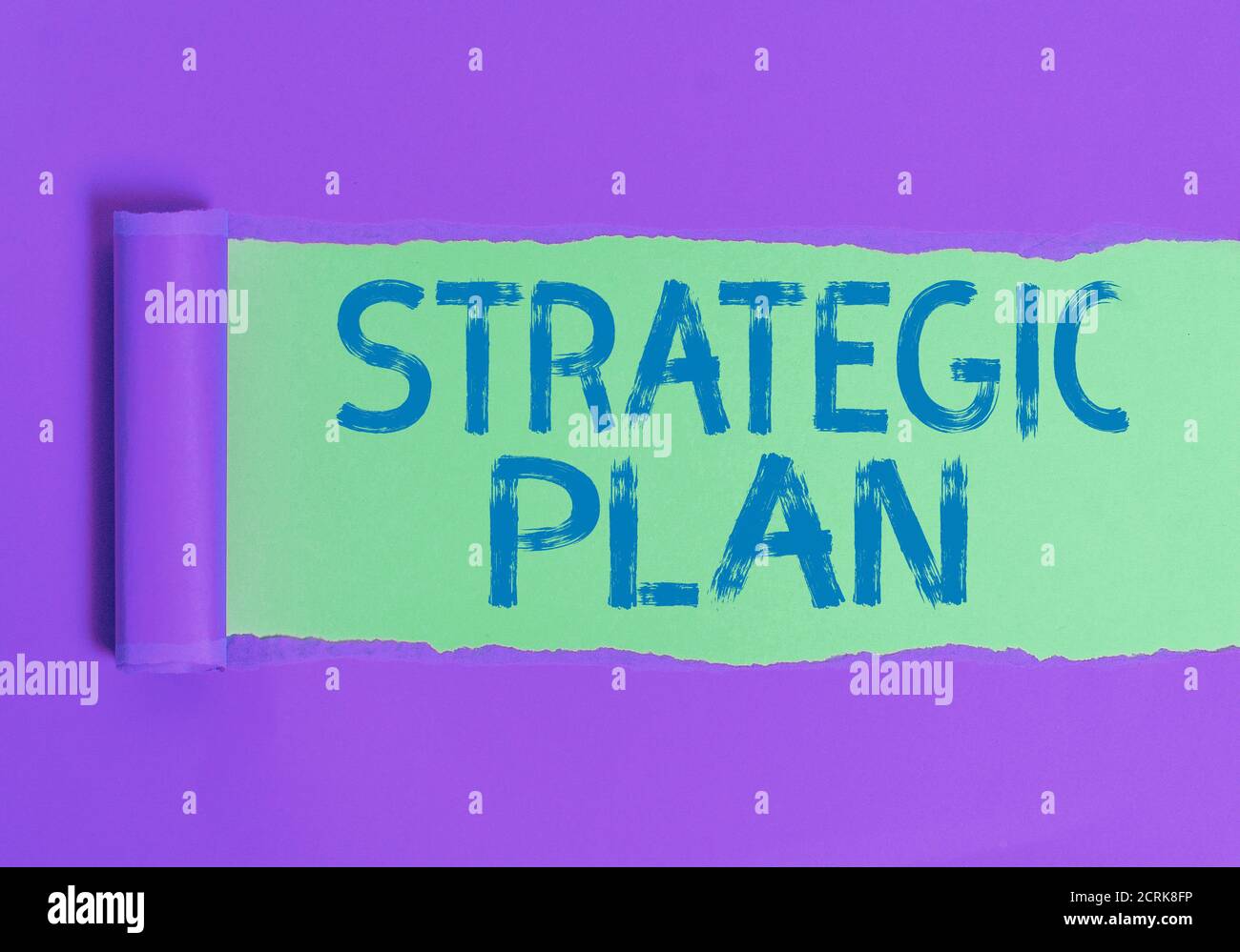 Conceptual hand writing showing Strategic Plan. Concept meaning a ...
