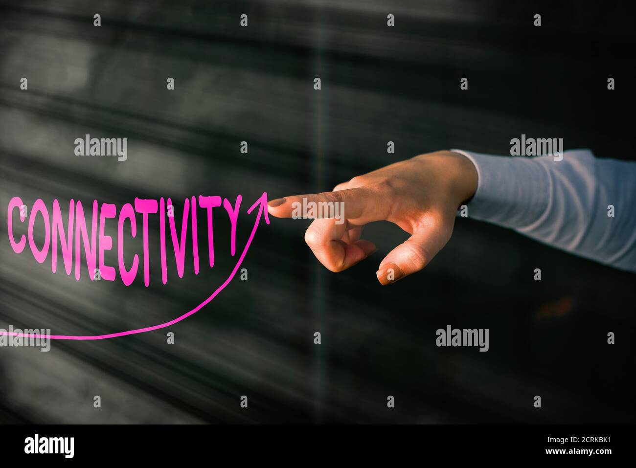 Text sign showing Connectivity. Business photo text quality, state, or ...