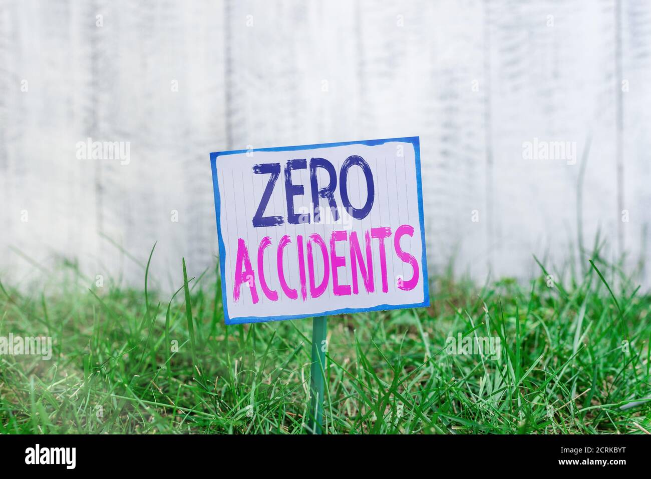 Handwriting text Zero Accidents. Conceptual photo important strategy ...