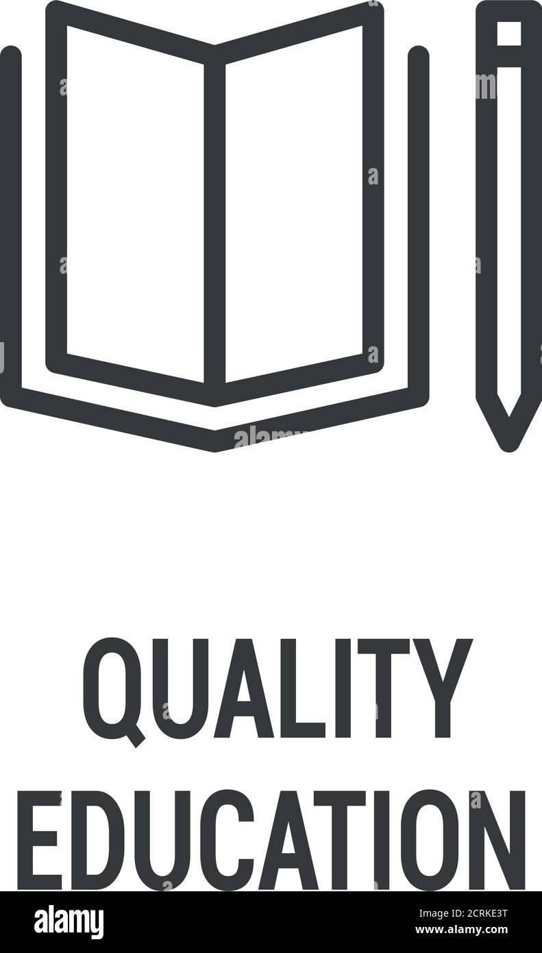 Quality education black icon. Corporate social responsibility ...