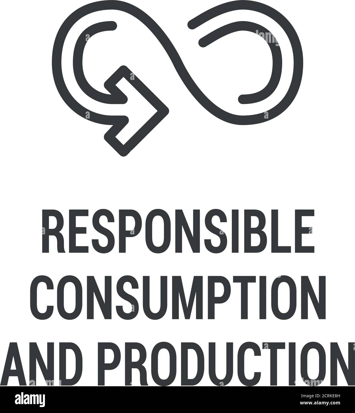 Responsible consumption and production black icon. Corporate social ...