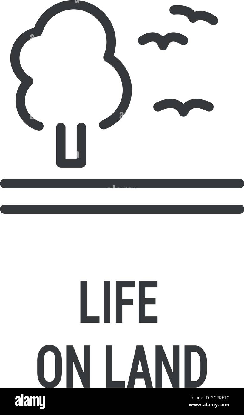 Sdg life on land Stock Vector Images - Alamy