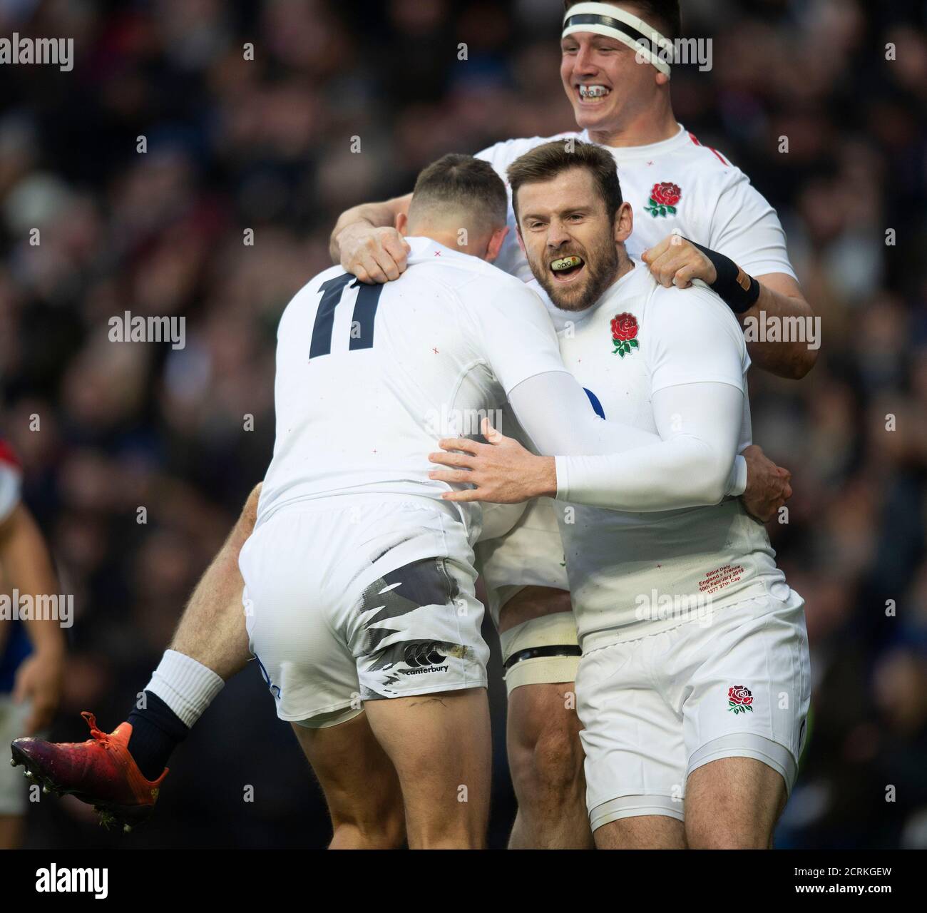 England six nations try daly hi-res stock photography and images - Alamy