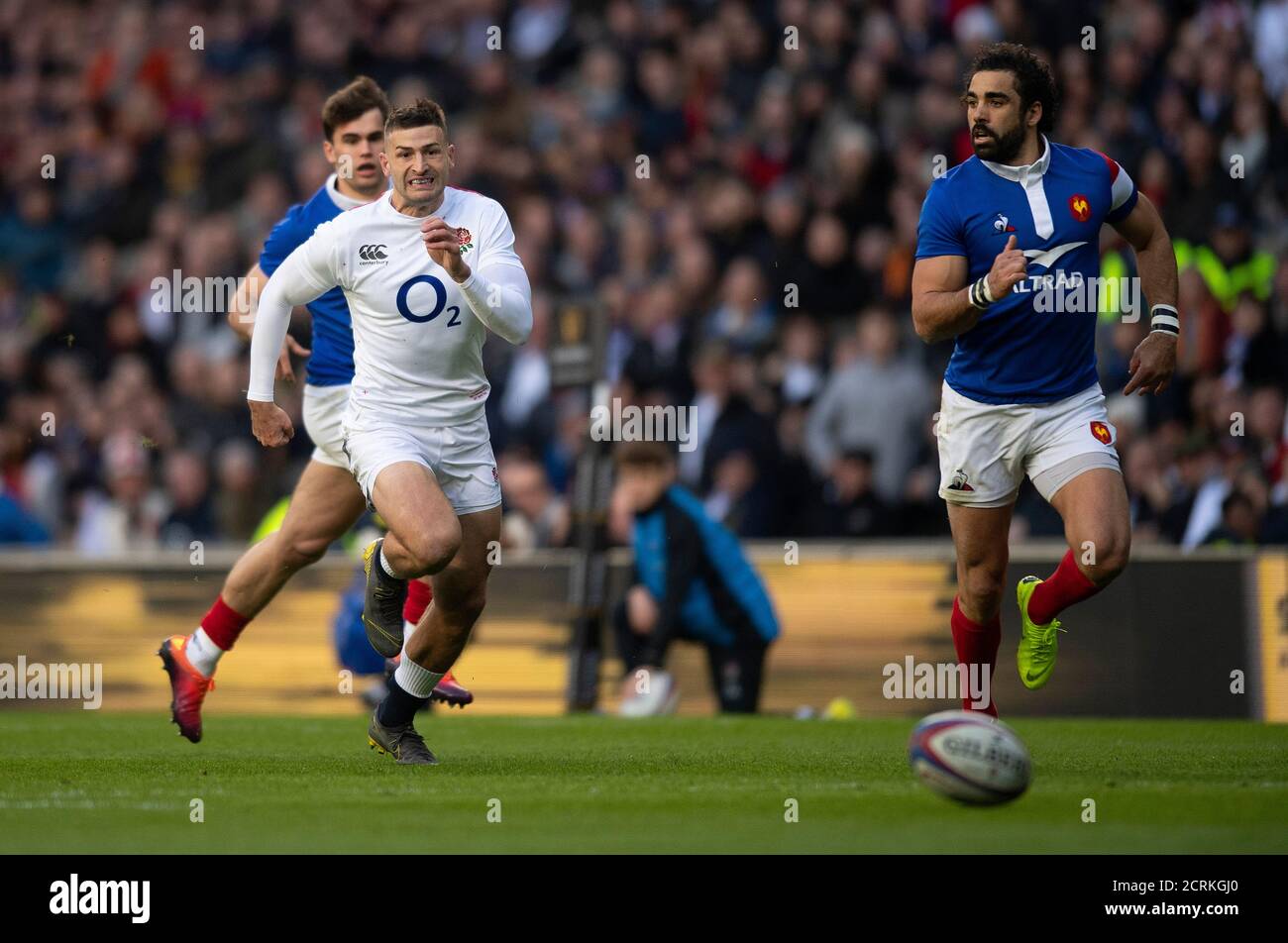 England's Jonny May. England v France. Six Nations. PHOTO CREDIT ...