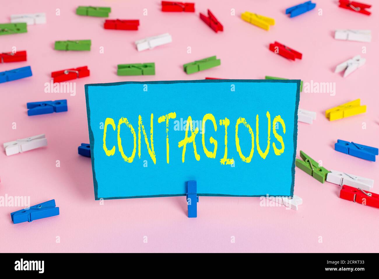 Text sign showing Contagious. Business photo showcasing transmissible ...