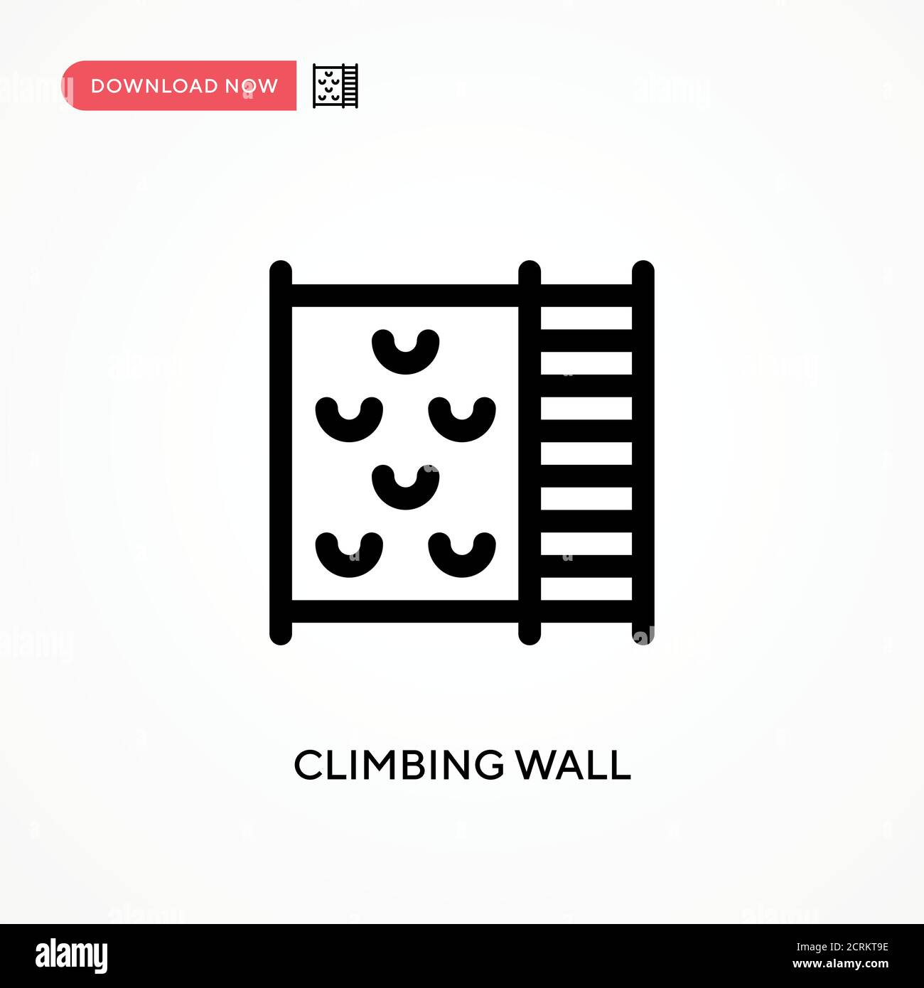 Female rock climber bouldering Stock Vector Images - Alamy