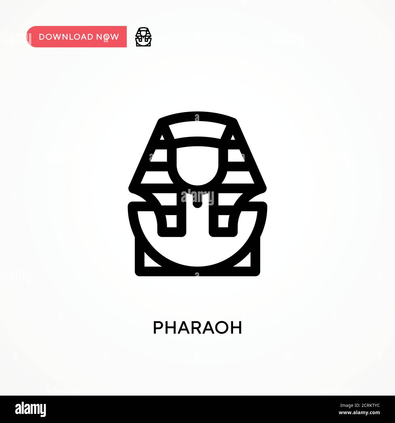 Egyptian pharaoh king statue stone Stock Vector Images - Alamy