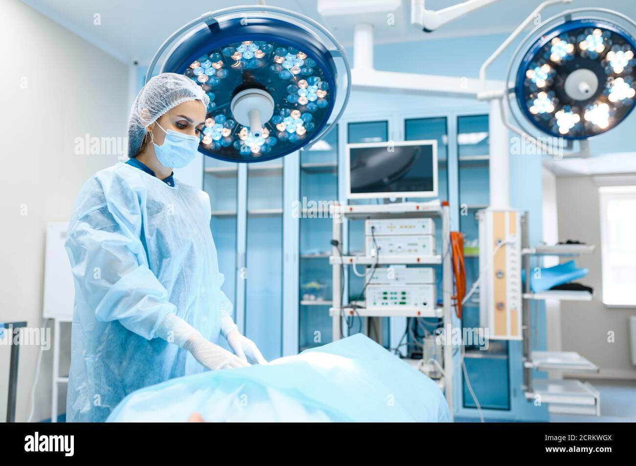 Operating room gown hi-res stock photography and images - Alamy
